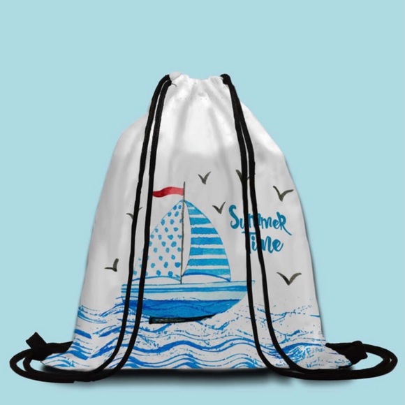 Bags | Draw String Tote Backpack Bag | Poshmark